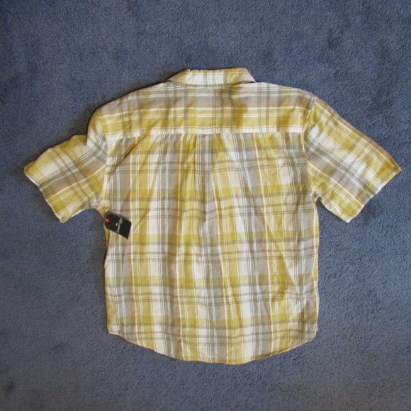 St. John's Bay | Shirts | Nwt St Johns Bay Medium Yellow Gray White ...